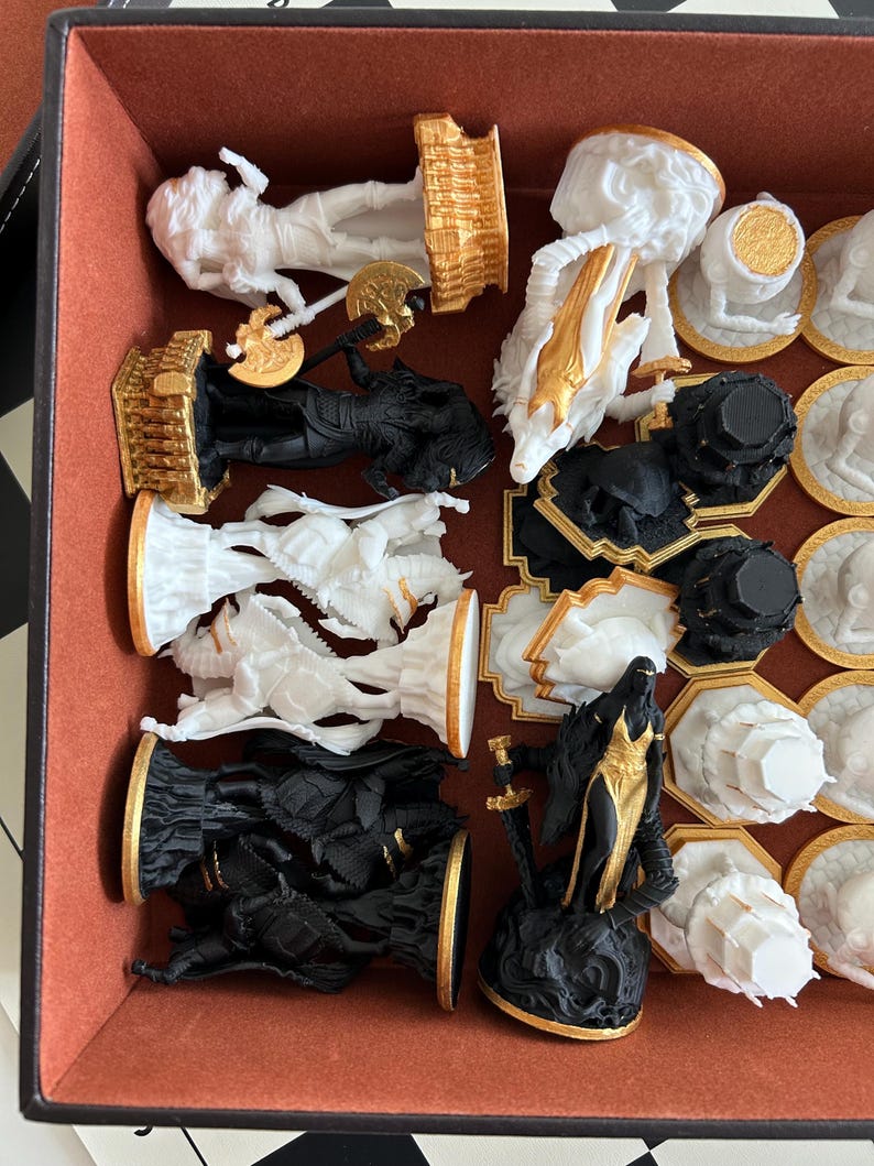 Custom 3d-printed Elden Ring Chess Set From Noggi - Etsy Canada