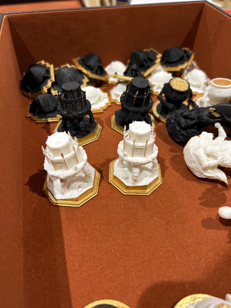 Custom 3d-printed Elden Ring Chess Set From Noggi - Etsy