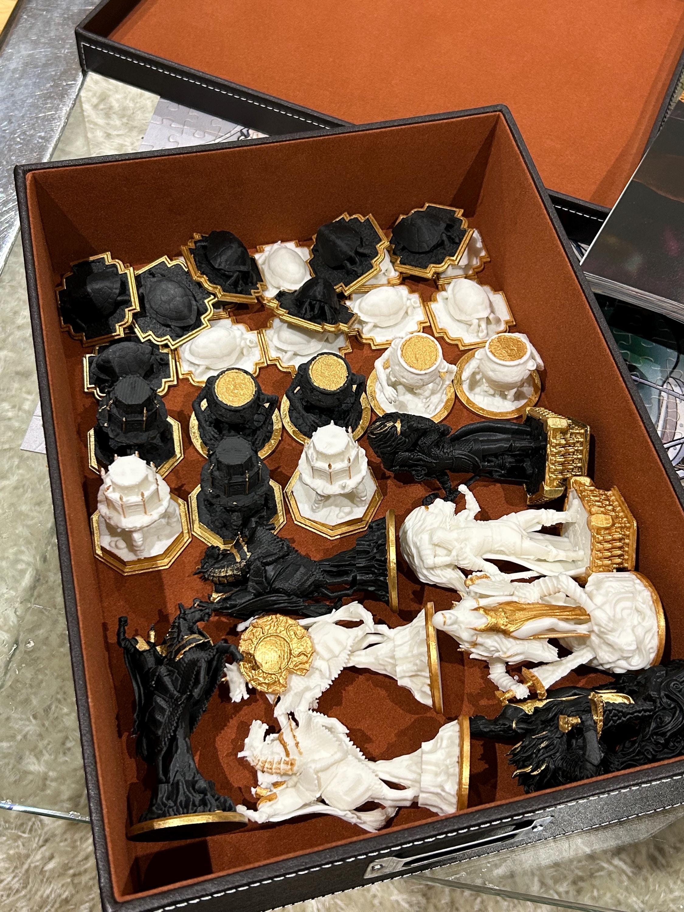 Custom 3d-printed Elden Ring Chess Set From Noggi - Etsy