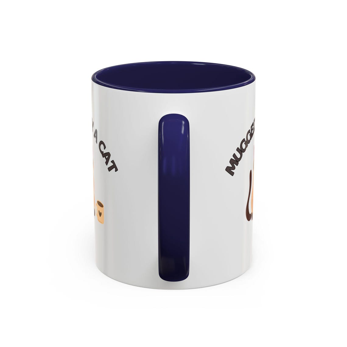 Mugged by a Cat Accent Coffee Mug (11 Oz) - Etsy