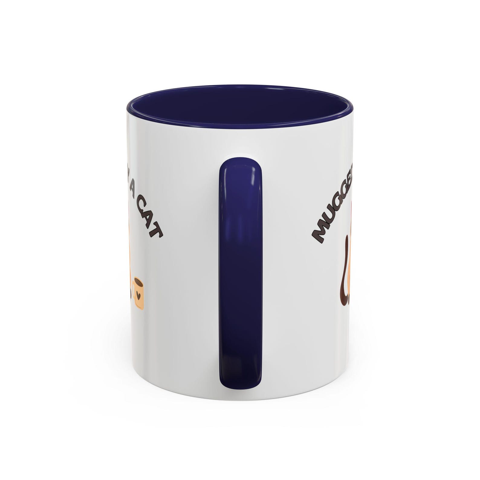 Mugged by a Cat Accent Coffee Mug (11 Oz) - Etsy