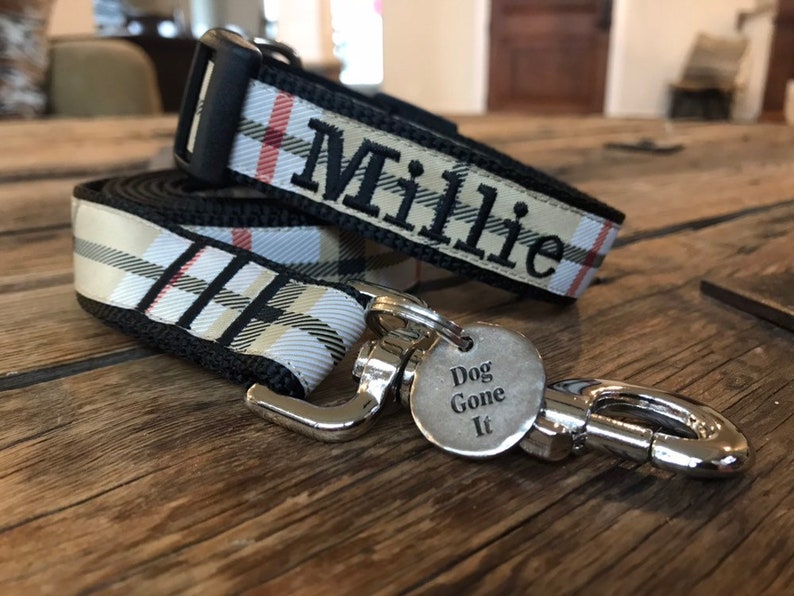 1 Personalized Dog Lead. Personalized Dog Leash. Dog | Etsy