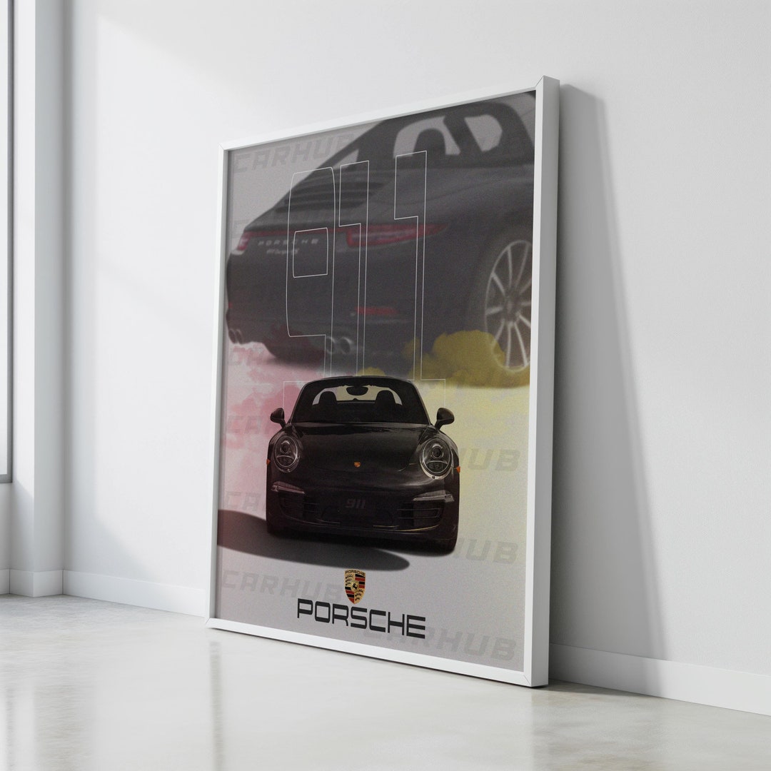 PORSCHE 911 Poster Design Future Print Design Digital Download Hyper ...