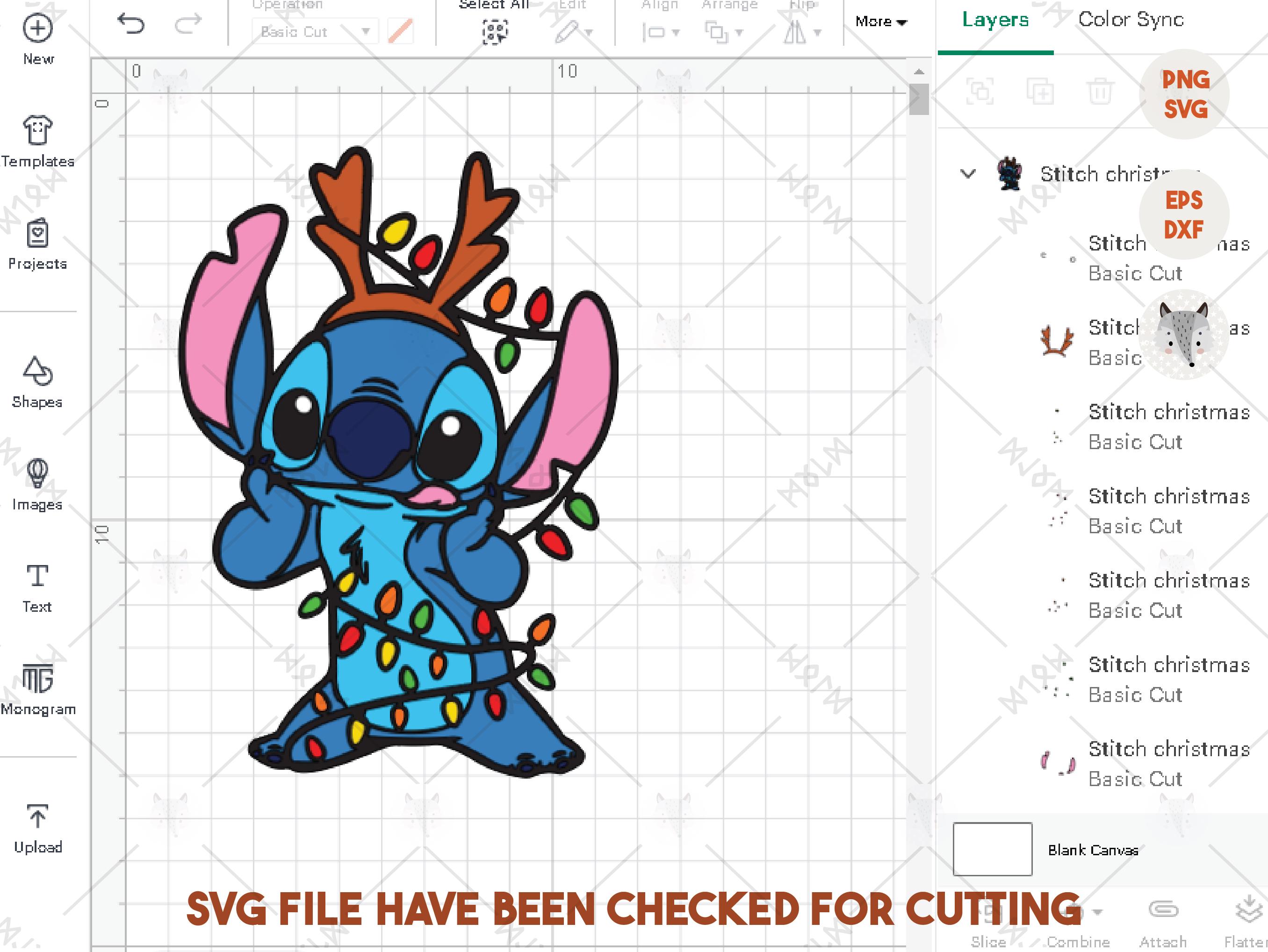 Christmas Stitch Cartoon Bundle - SVG, PNG, EPS & Dxf Files for Cricut ...