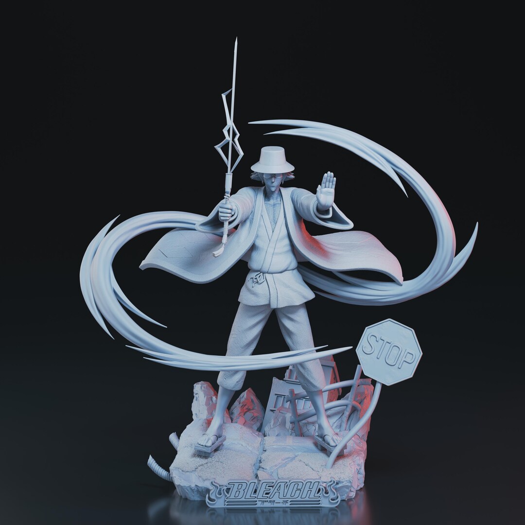 Buy Kisuke Urahara 3D STL Figure Model - Digital Download File Online ...