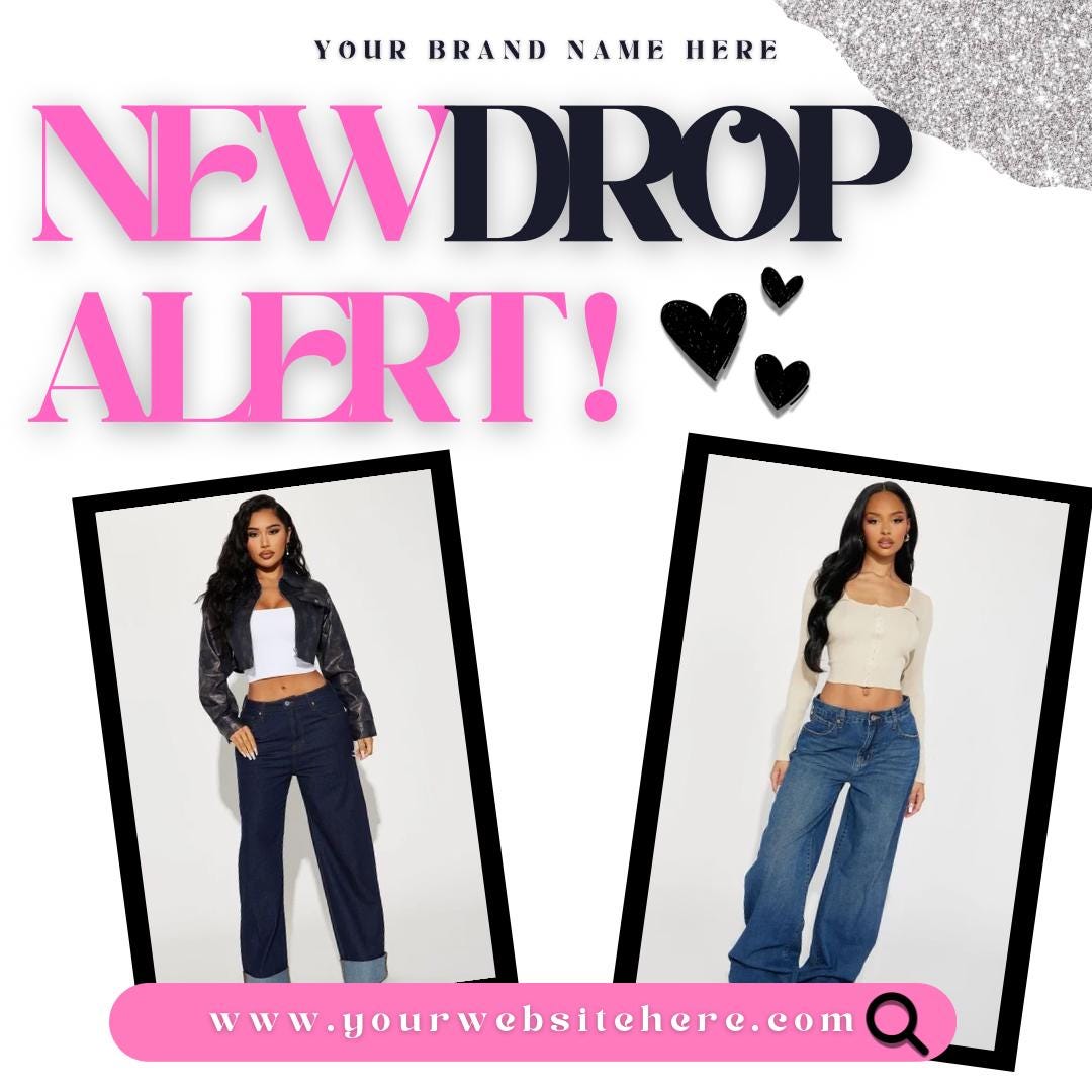 Editable New Drop Canva Flyer, Shop Now Flyer, DFY Business Flyer, DIY ...