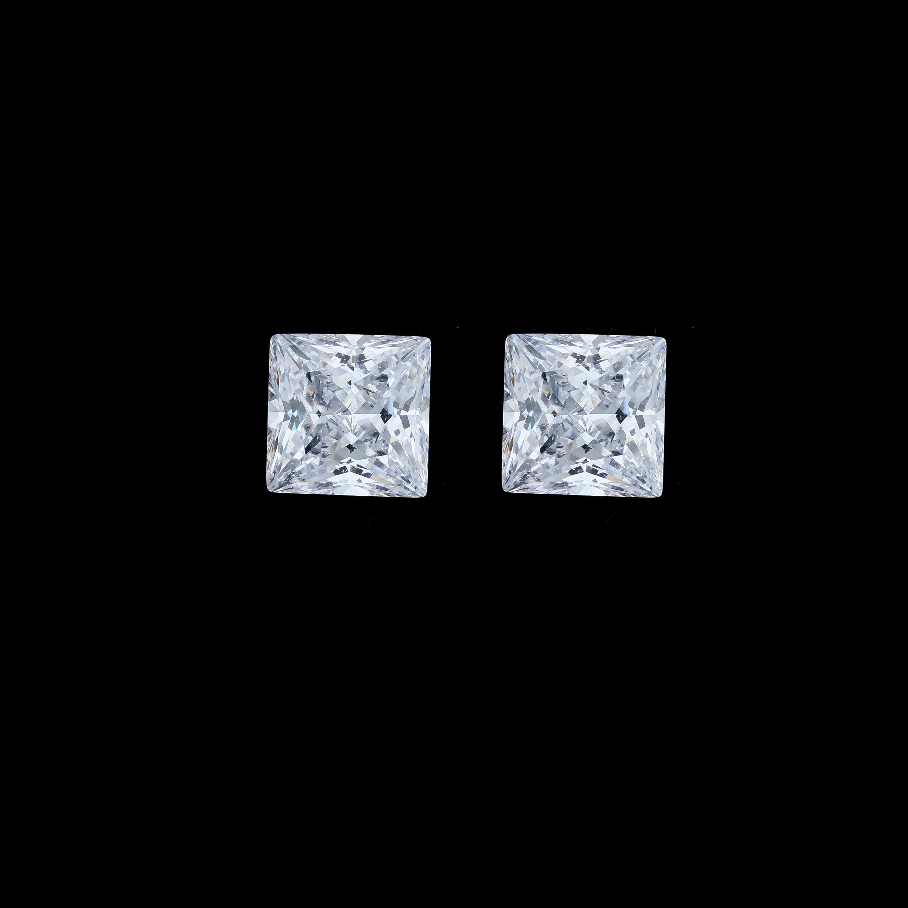 2.0 Mm to 5.0 Mm Princess Cut Lab Grown Diamond for Rings & Pendants ...