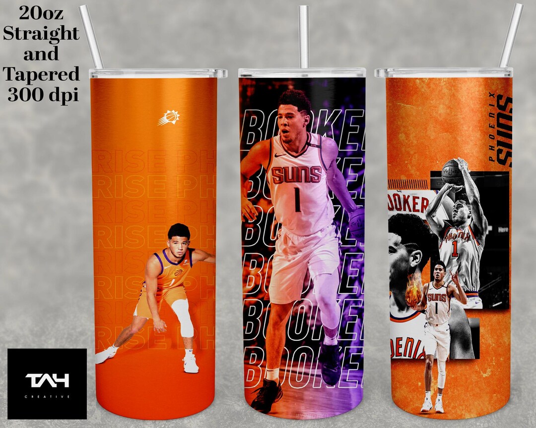 Devin Booker Tumbler, 20oz Skinny Tumbler, Straight, 20 Oz. Designs ...