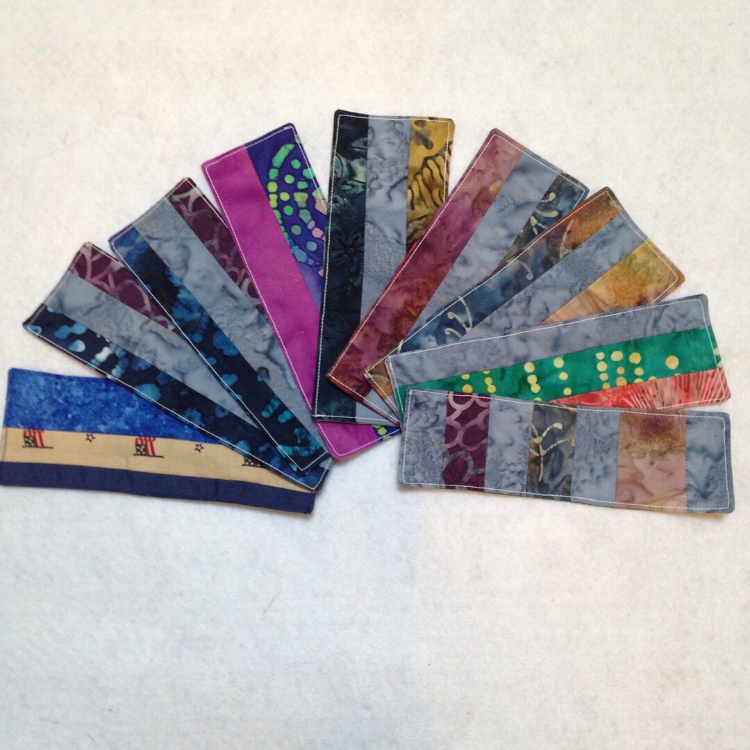 2 Bookmarks, Batik Bookmark, Gift for Readers, 2"x 6.5" - Etsy