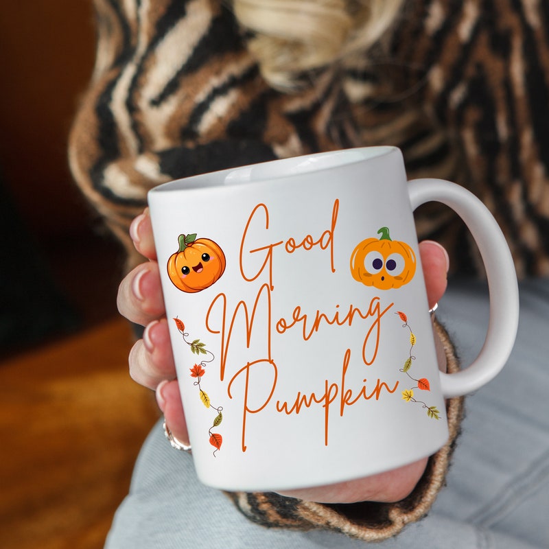 Good Morning Pumpkin Mug - Etsy