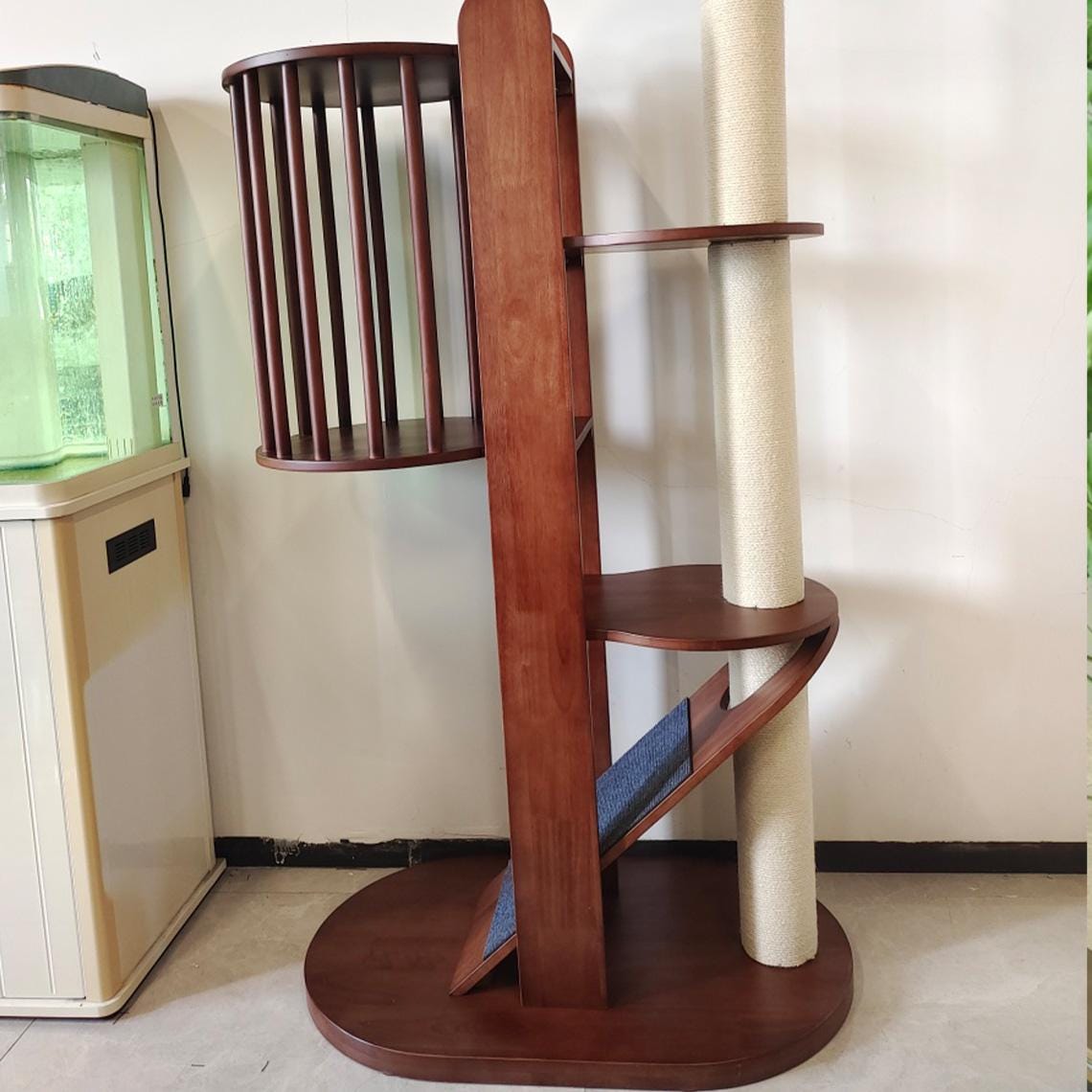 Stylish Cat Tree-woden Cat Climbing Tree-modern Design Cat Tower ...