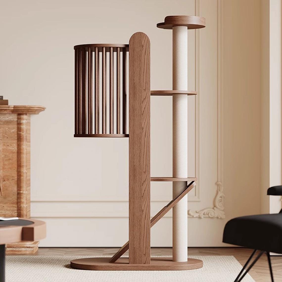 Stylish Cat Tree-woden Cat Climbing Tree-modern Design Cat Tower ...