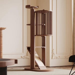 Stylish Cat Tree-woden Cat Climbing Tree-modern Design Cat Tower ...