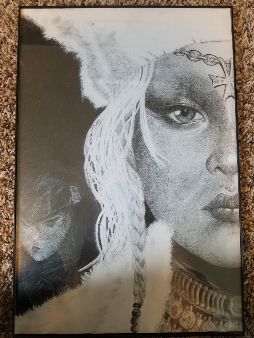 Graphite Portrait, Custom, One of One, Signed by Artist - Etsy
