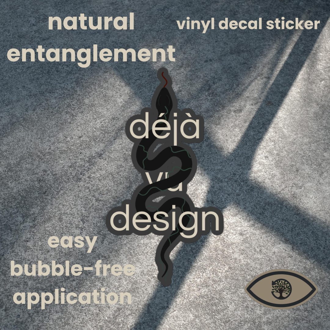 Natural Entanglement Vinyl Decal Sticker | Streetwear Design ...