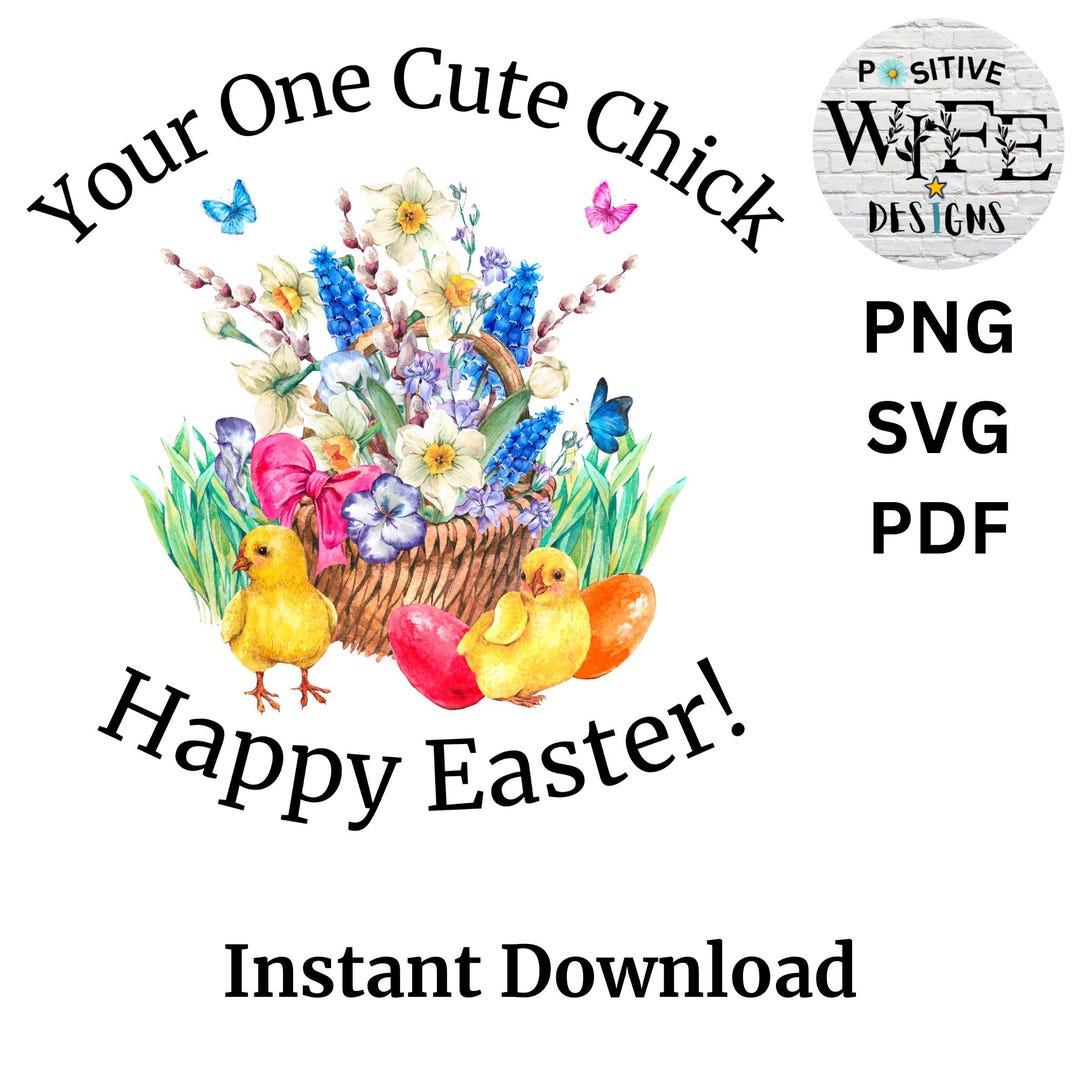 Watercolor Chick Printable, Chick Printable, Easter Chick Digital ...