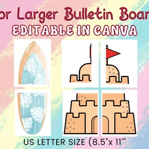 Beach Themed Countdown to Summer Bulletin Board Kit, End of School Year ...