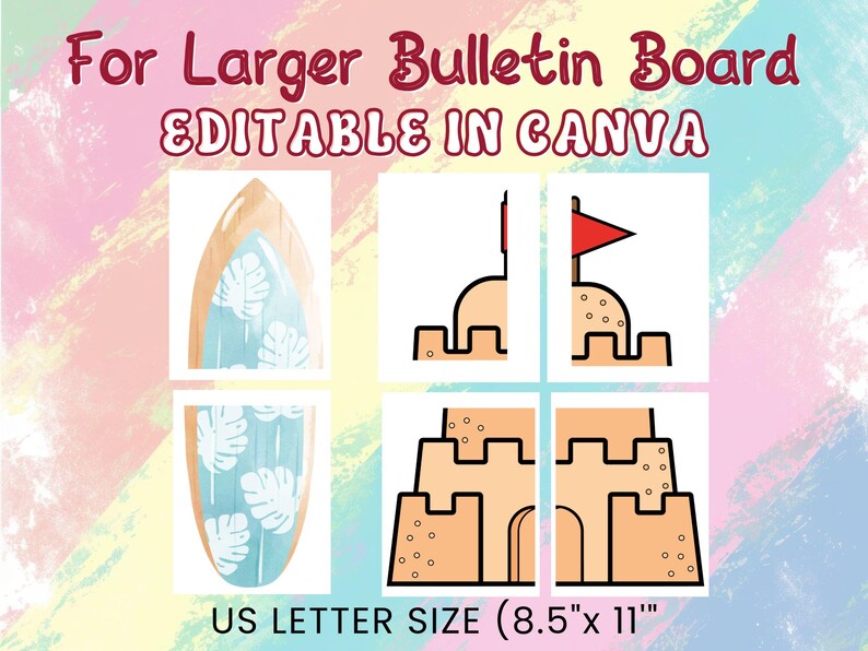 Beach Themed Countdown to Summer Bulletin Board Kit, End of School Year ...