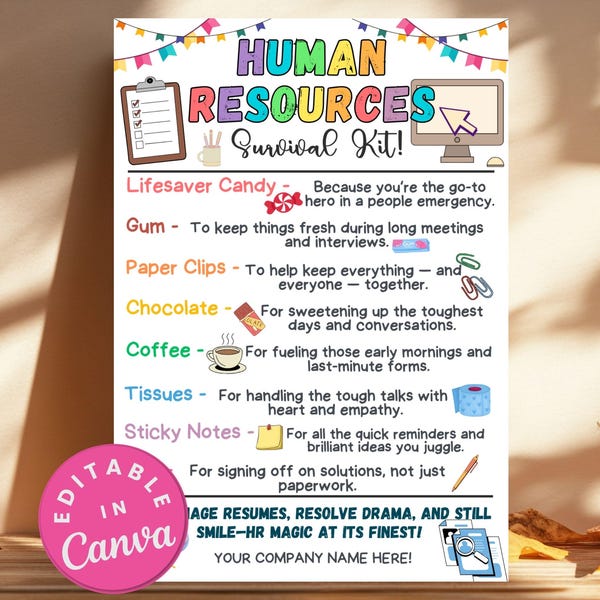 Funny Office Survival Kit - Etsy