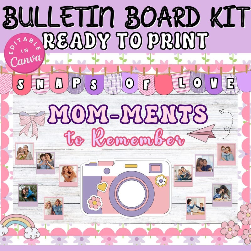 Mothers Day Bulletin Board Decor - Etsy