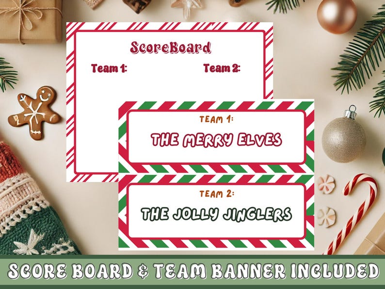 Christmas Family Feud Game Printable Family Friendly Holiday Trivia Fun ...