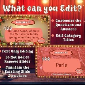 Editable Christmas Jeopardy Powerpoint Game Template With Scoreboard ...