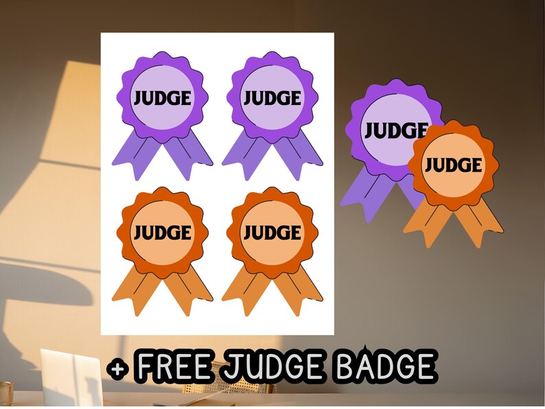 Trunk or Treat Judge Scorecard Church Halloween Contest Judges Score ...