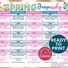DIY Spring Game Sheet Jeopardy Printable Games for Kids Classroom ...