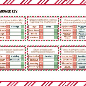 Christmas Family Feud Game Printable Family Friendly Holiday Trivia Fun ...