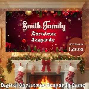 Editable Christmas Jeopardy Powerpoint Game Template With Scoreboard ...