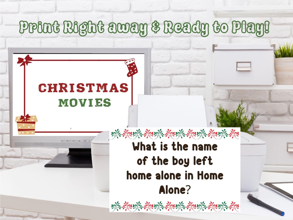 Christmas Jeopardy Game Printable Holiday Jeopardy Template Christmas ...