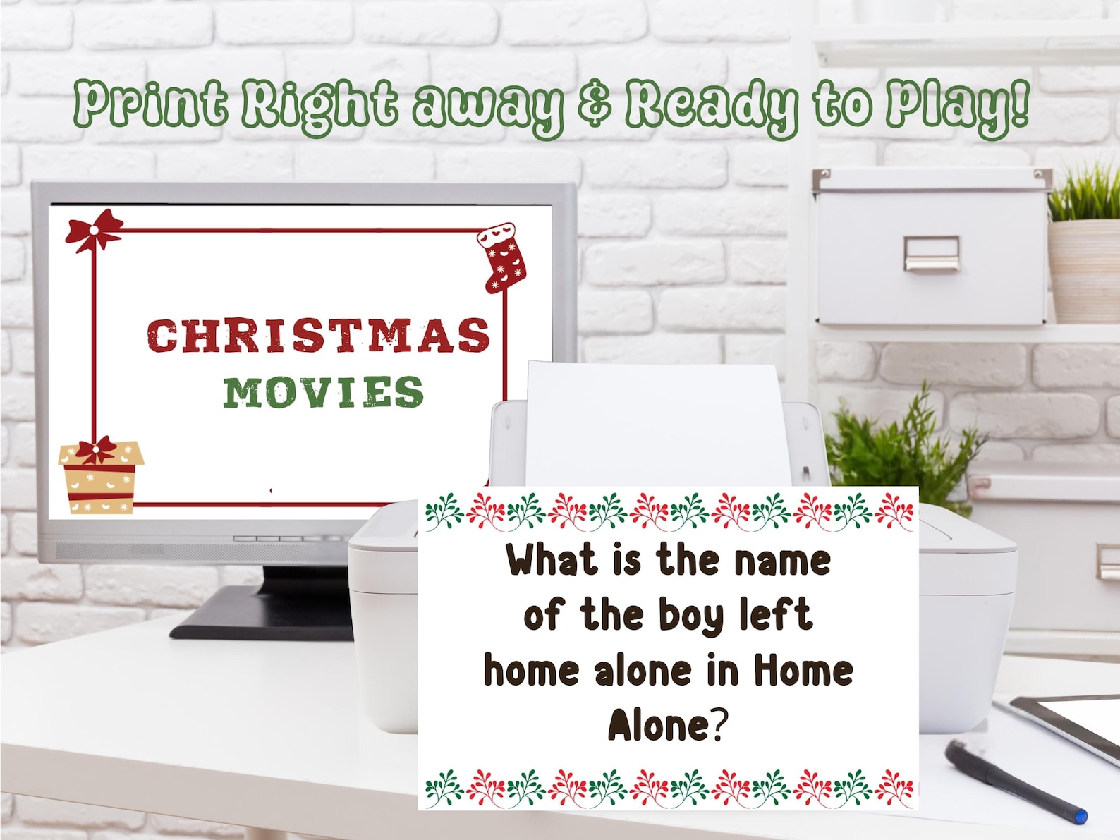 Christmas Jeopardy Game Printable Holiday Jeopardy Template Christmas ...