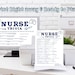 Nurse Appreciation Week Trivia Game Fun Gifts for Medical Staff Thank ...