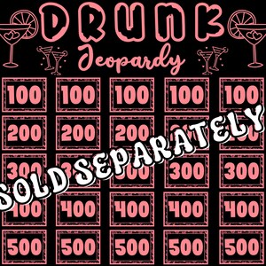 Printable Mothers Day Jeopardy Game Sheet Template Mother's Day Trivia ...