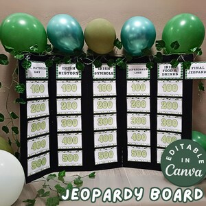 St Patricks Day Jeopardy Trivia Game Office St. Patrick's Day Games ...