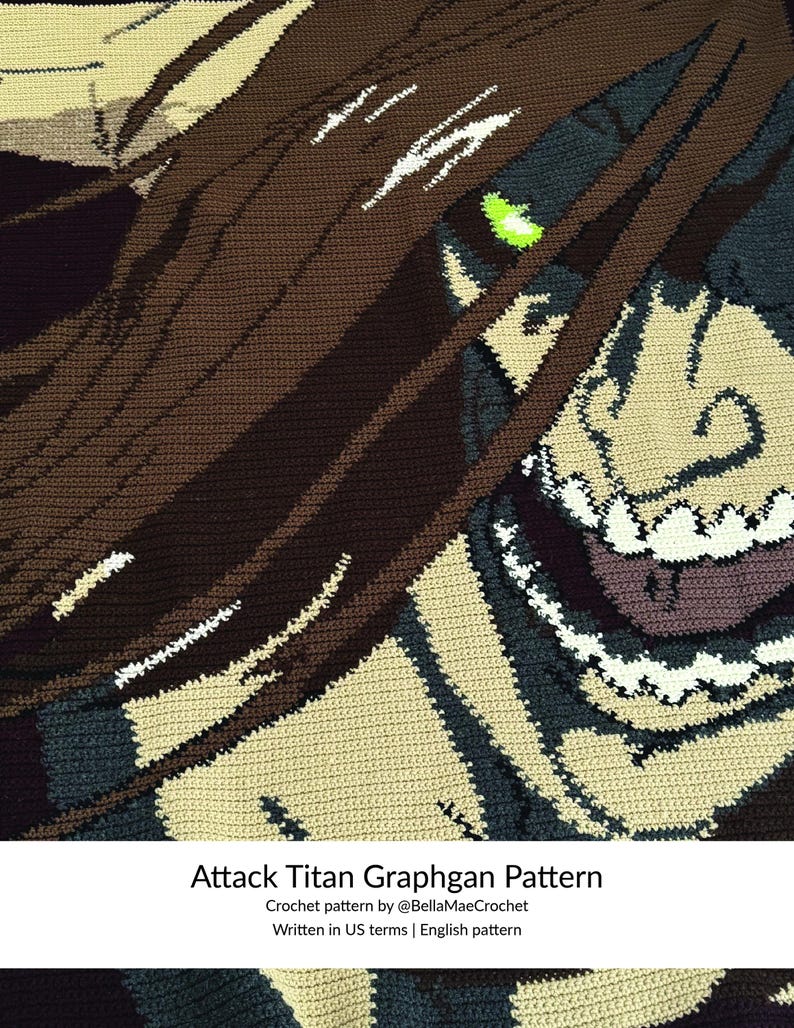 Attack Titan Graphgan Pattern - Etsy