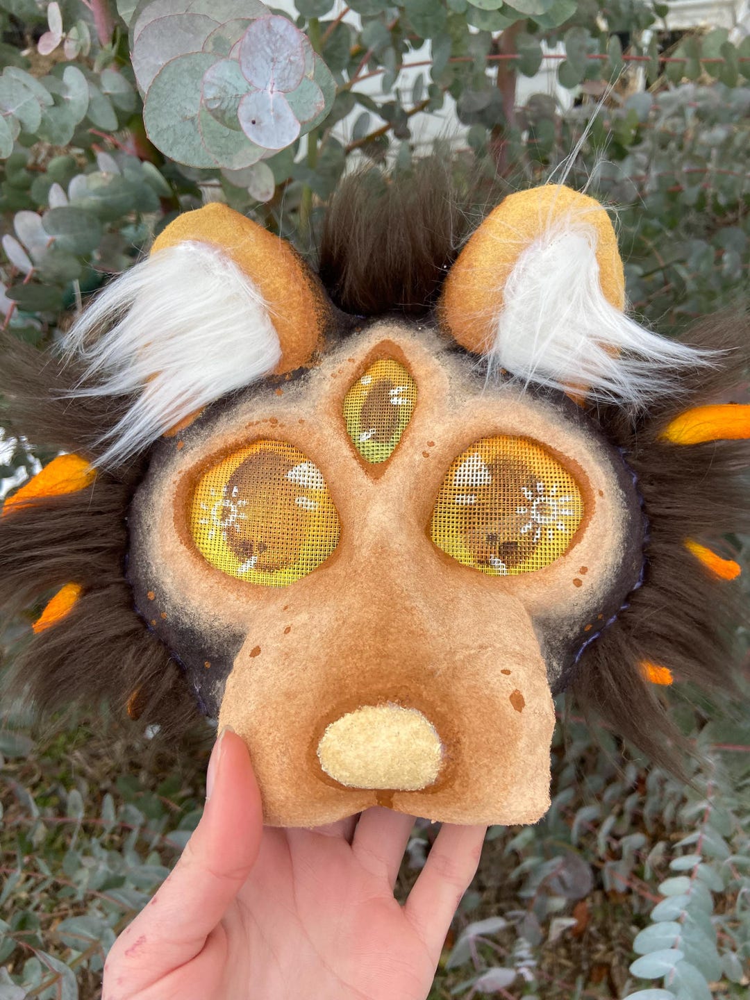 Sunbear Therian Mask - Etsy