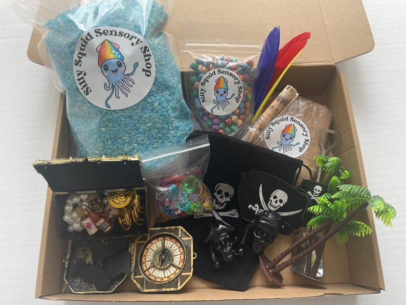 Pirate Themed Sensory Play Kit - Etsy