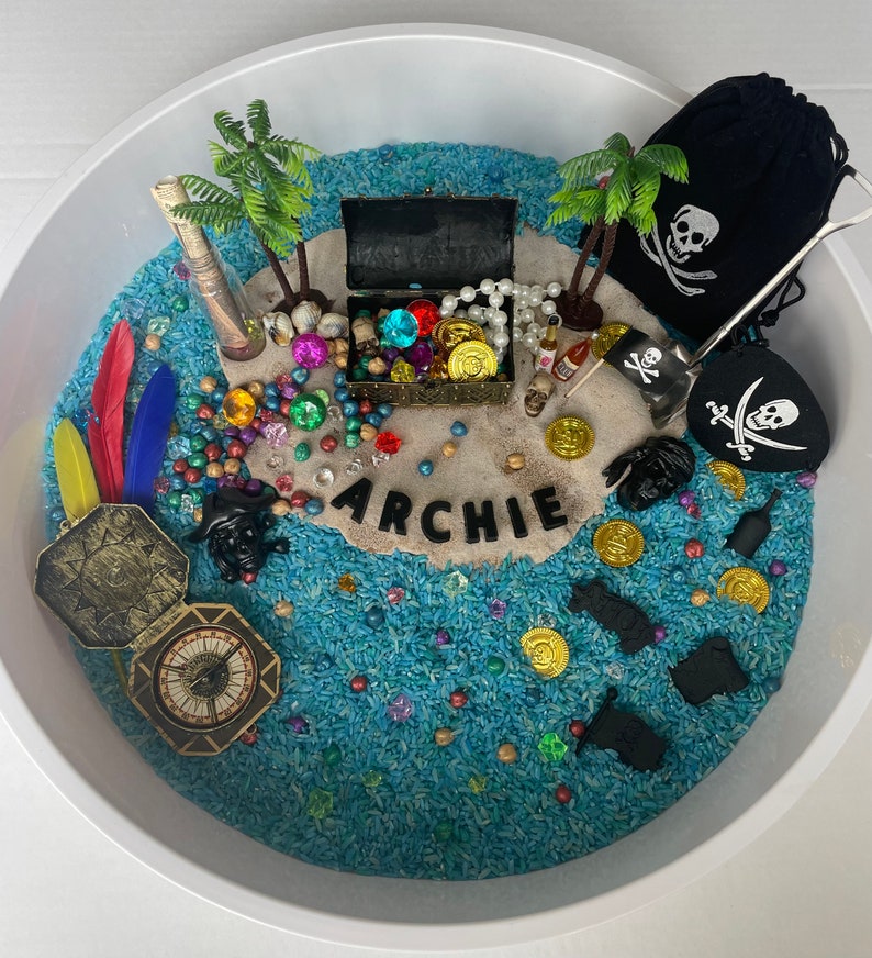 Pirate Themed Sensory Play Kit - Etsy