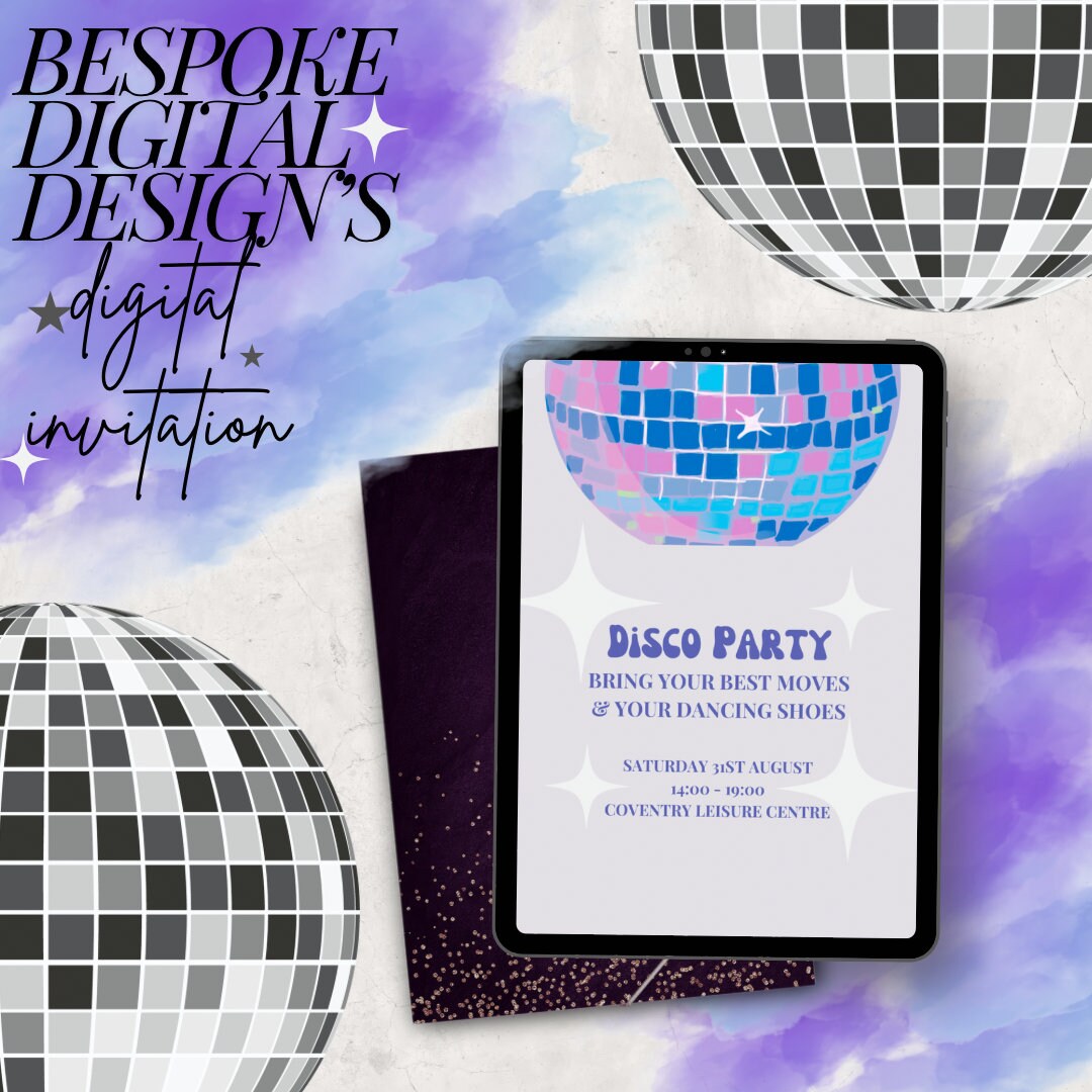 Disco Party, Birthday Party, Pink, Purple, Disco Theme, Birthday Party ...