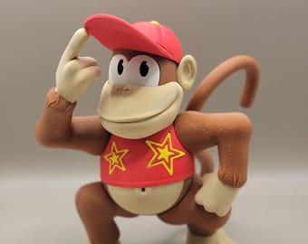 Diddy Kong Figure - Etsy