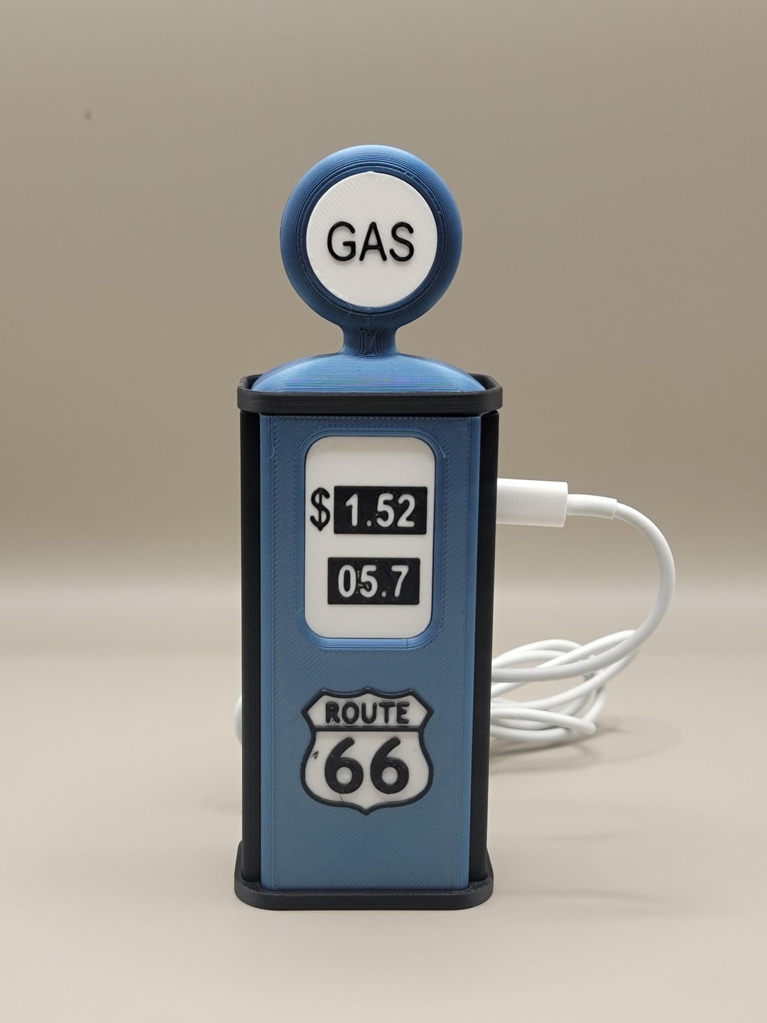 Vintage Gas Pump Phone Charger – Retro Old Fashioned Charging Station ...