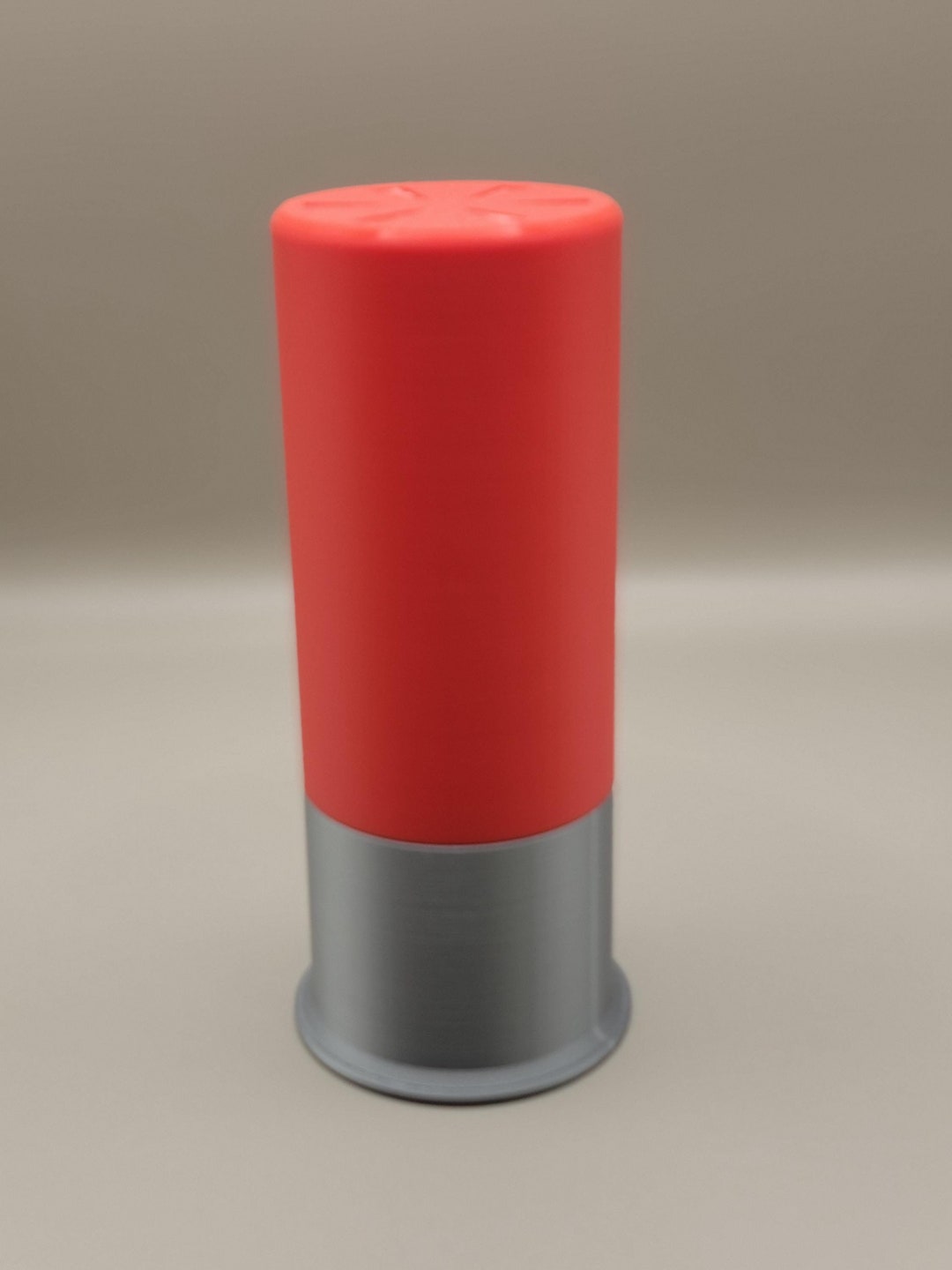 Red/silver Shotgun Shell Container 3D Printed Ammo Storage Unique ...