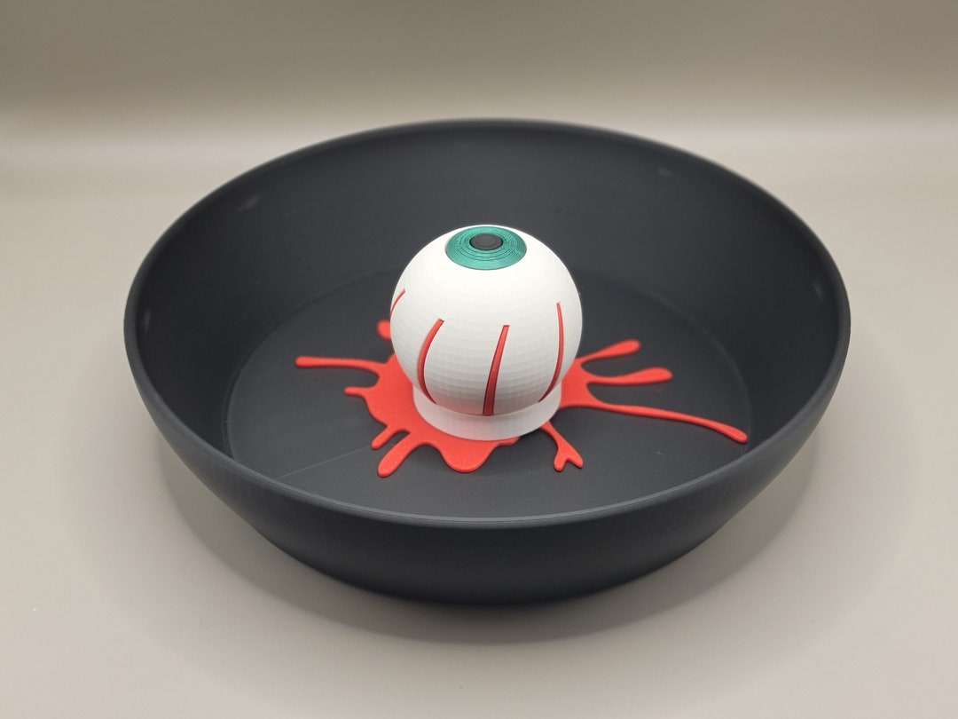 3D Printed Eyeball Candy Dish - Spooky Halloween Decor - Etsy