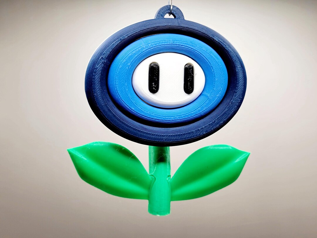 Super Mario Ice Flower Ornament - Retro Gaming Christmas Decoration ...