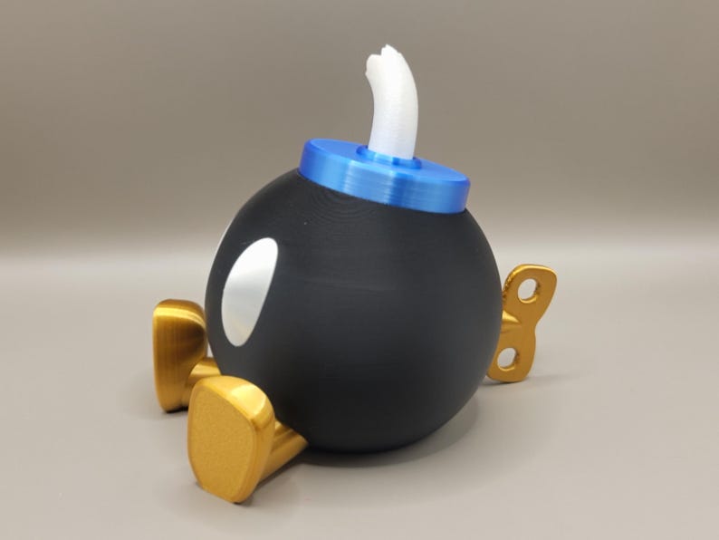 Super Mario Bob-omb Candy Jar: Retro Gaming Decor - Etsy