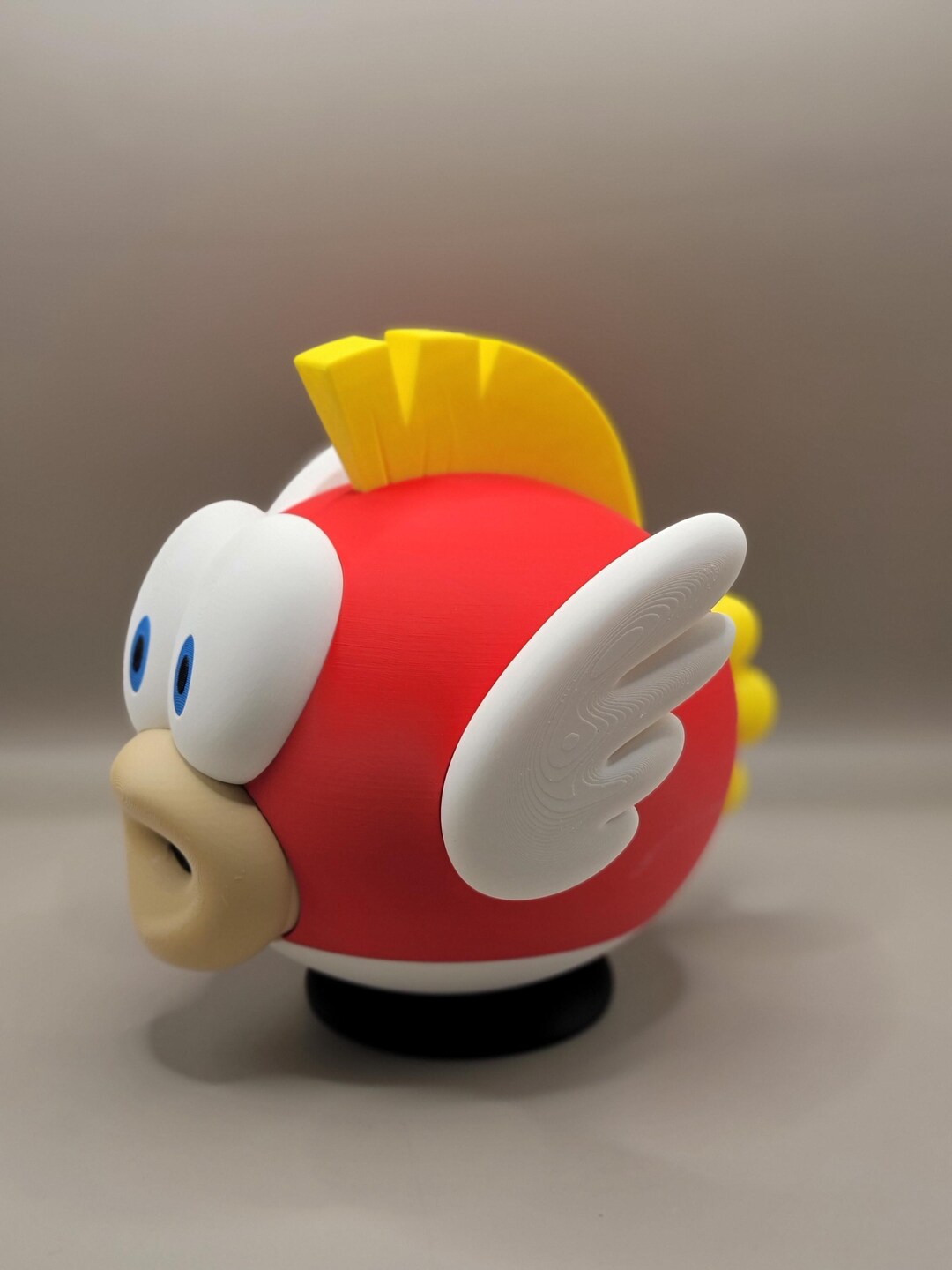 3D Printed Super Mario Cheep Cheep Figurine: Retro Gamer Decor - Etsy