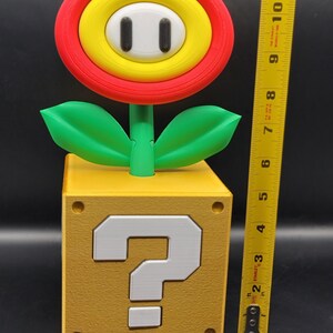 Super Mario Fire Flower Container Fun Nintendo-themed Storage for ...