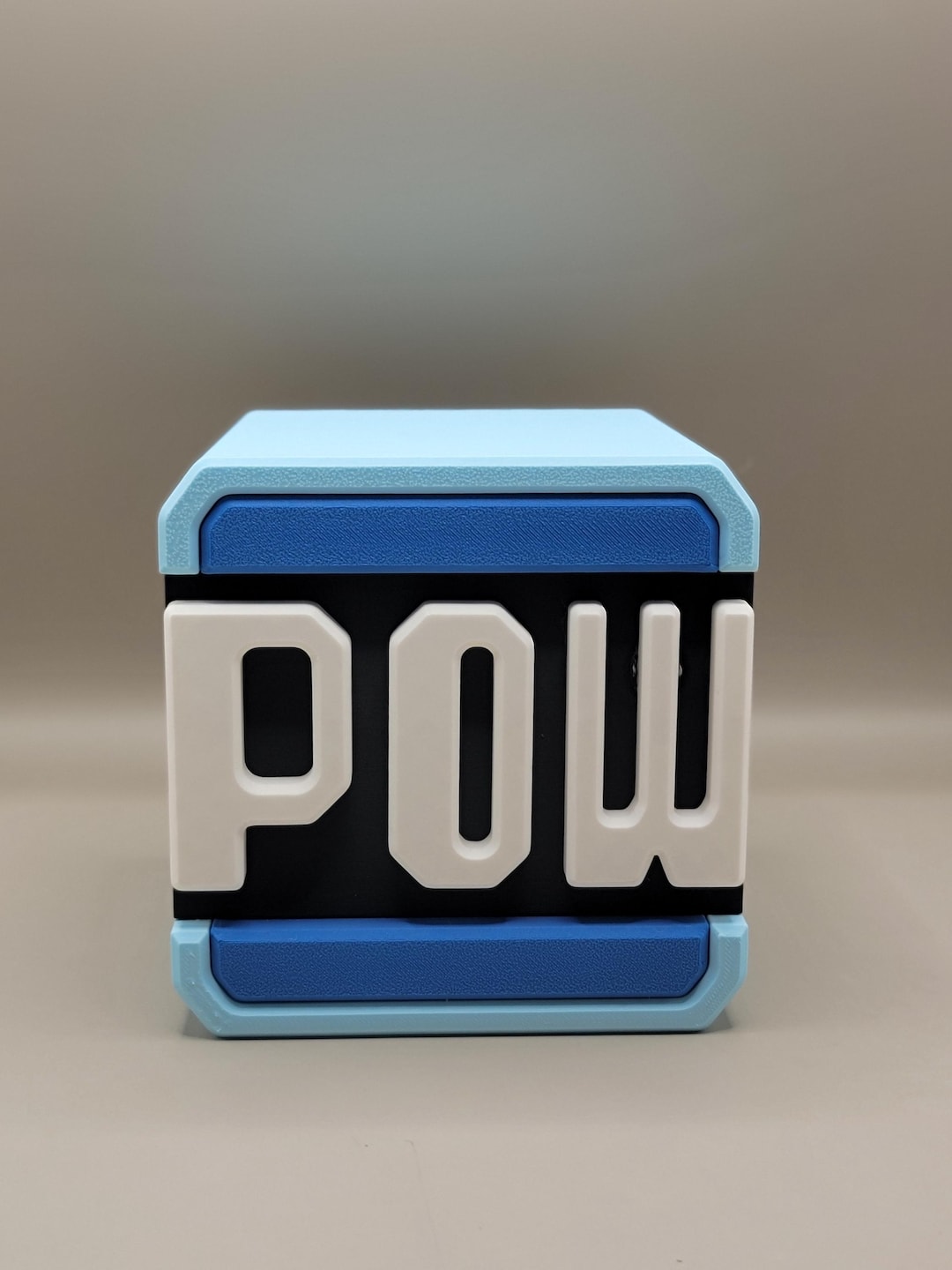Super Mario POW Block Container: Gaming Decor & Storage - Etsy