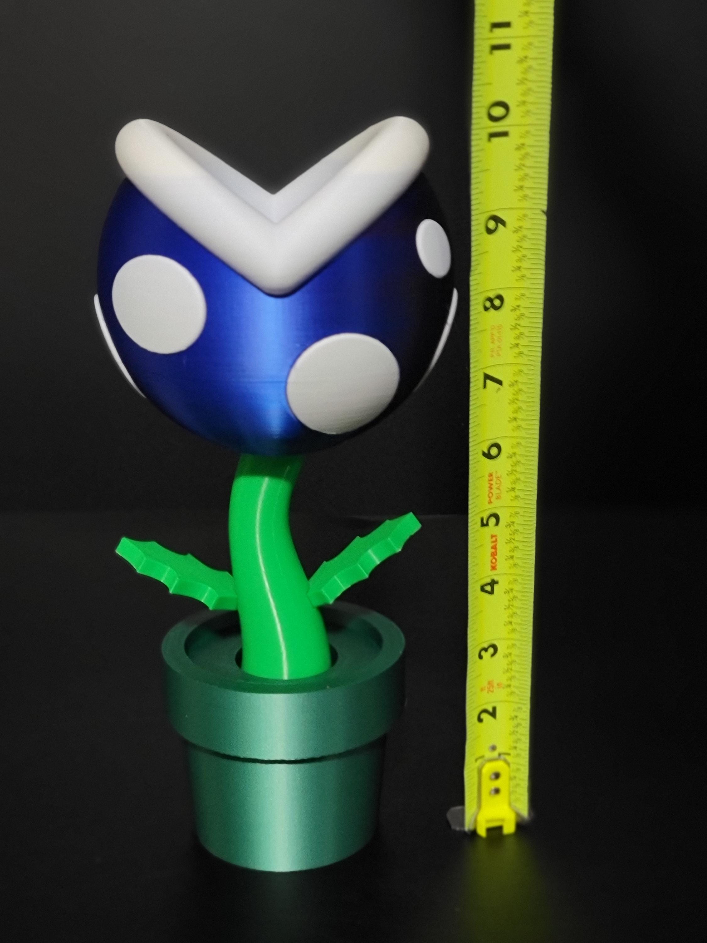 10 Blue/red Super Mario Piranha Plant Planter Pot Fun Nintendo Themed ...